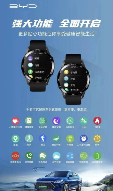 BYDの最新スマートウォッチ、4月発売へ＝車のキーなどに対応 | AAiT