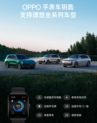 OPPOのスマートウォッチ、理想汽車のカーキーに対応 | AAiT