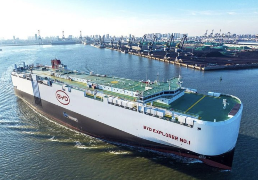BYD、初のRORO船の運航開始 海外輸出拡大に弾み | AAiT
