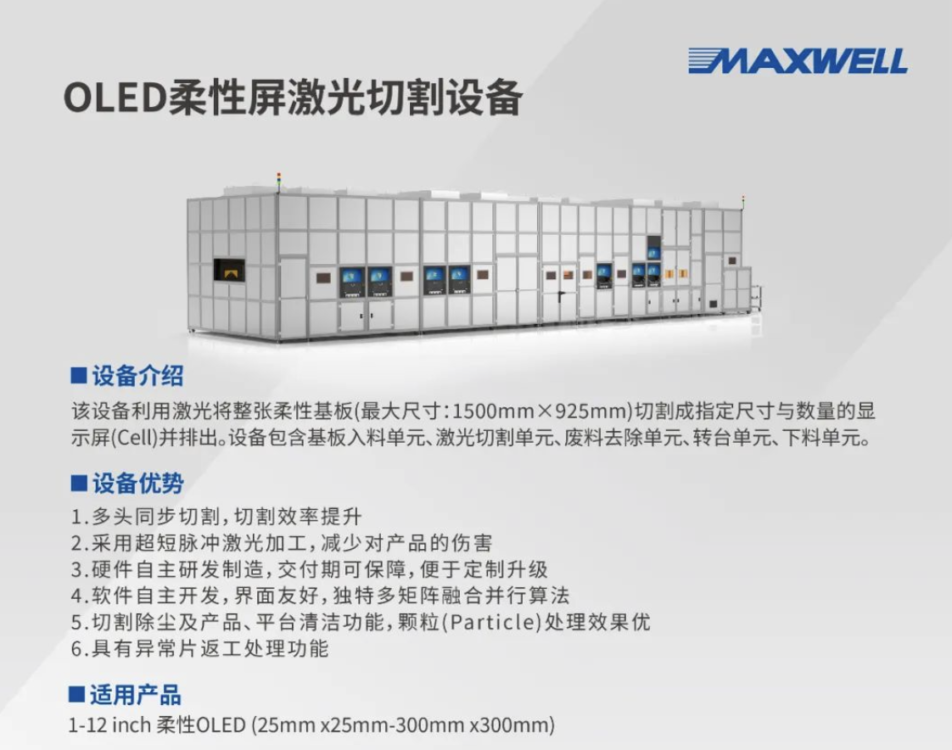 迈為科技、深天馬にOLEDレーザー切断機数台を納入 | AAiT