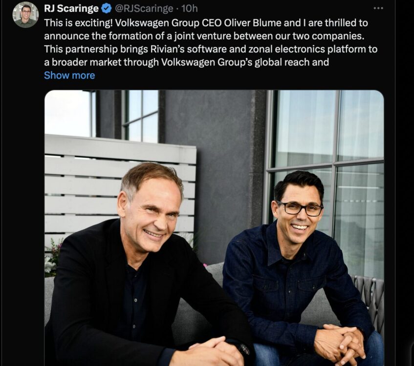 独VW、米Rivianに50億米ドル投資 次世代EVで協業へ | AAiT