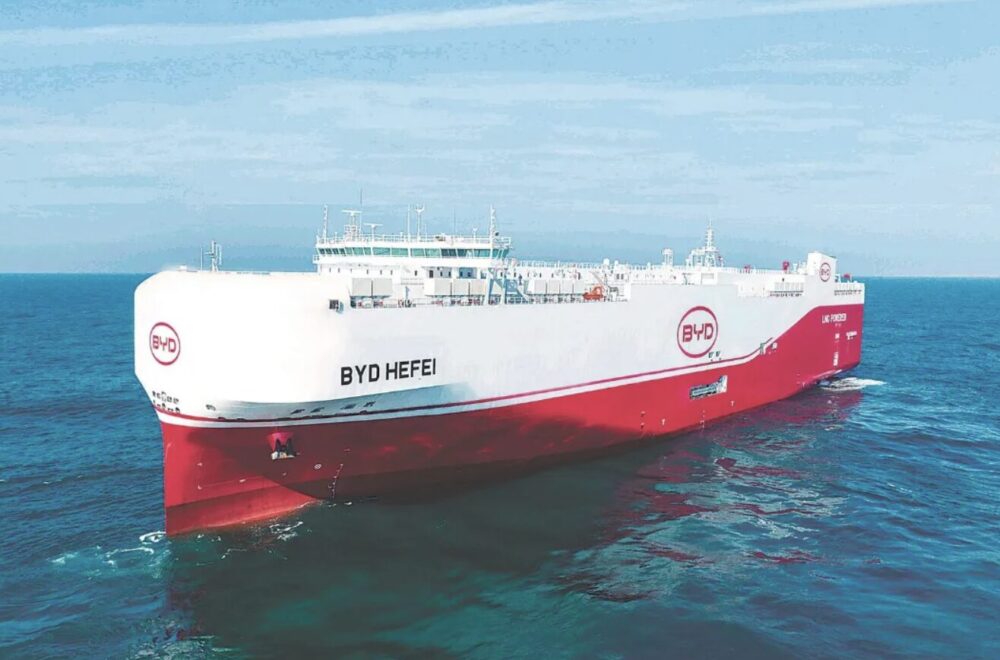 BYD、3隻目のRORO船「BYD HEFEI」が竣工 | AAiT