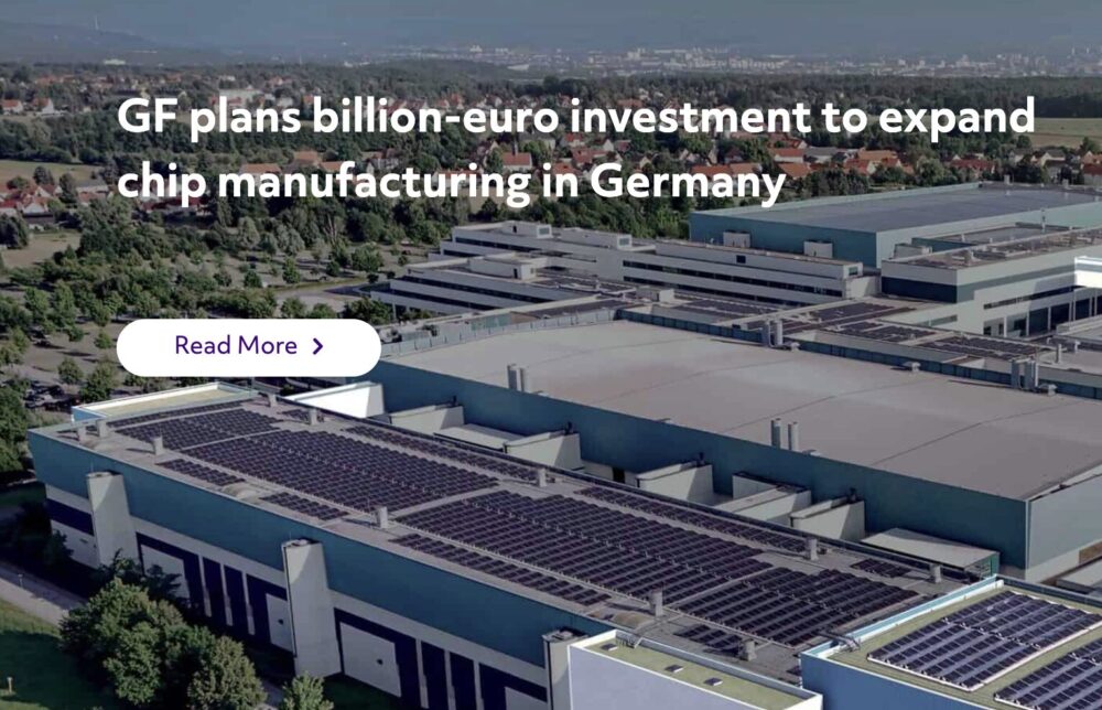 米GF、独ドレスデン工場に11億ユーロ追加投資 | AAiT | AAiT